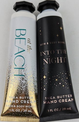 Bath & Body Works Into The Night & At The Beach Mini Shea Butter Hand ...