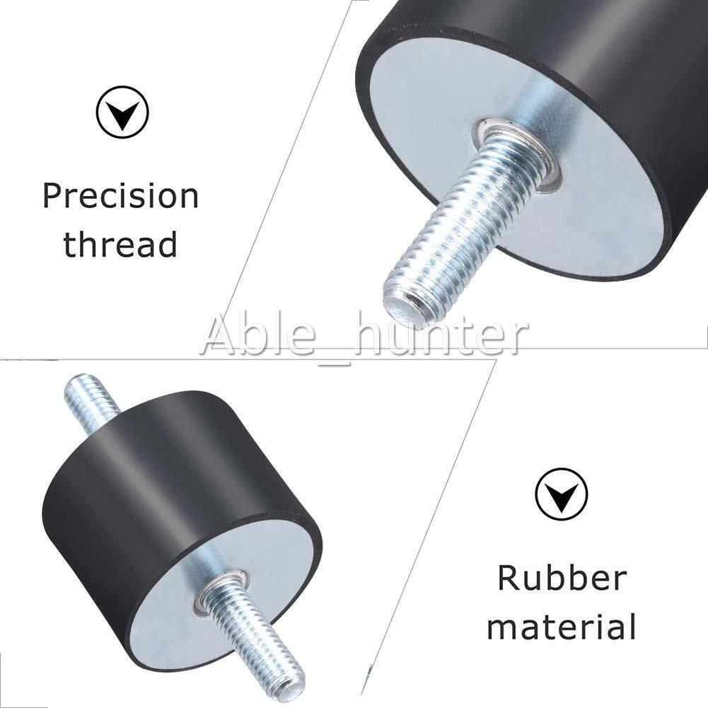 4PCS M10 30*40mm Rubber Shock Absorber Anti Vibration Isolator Mounts ...