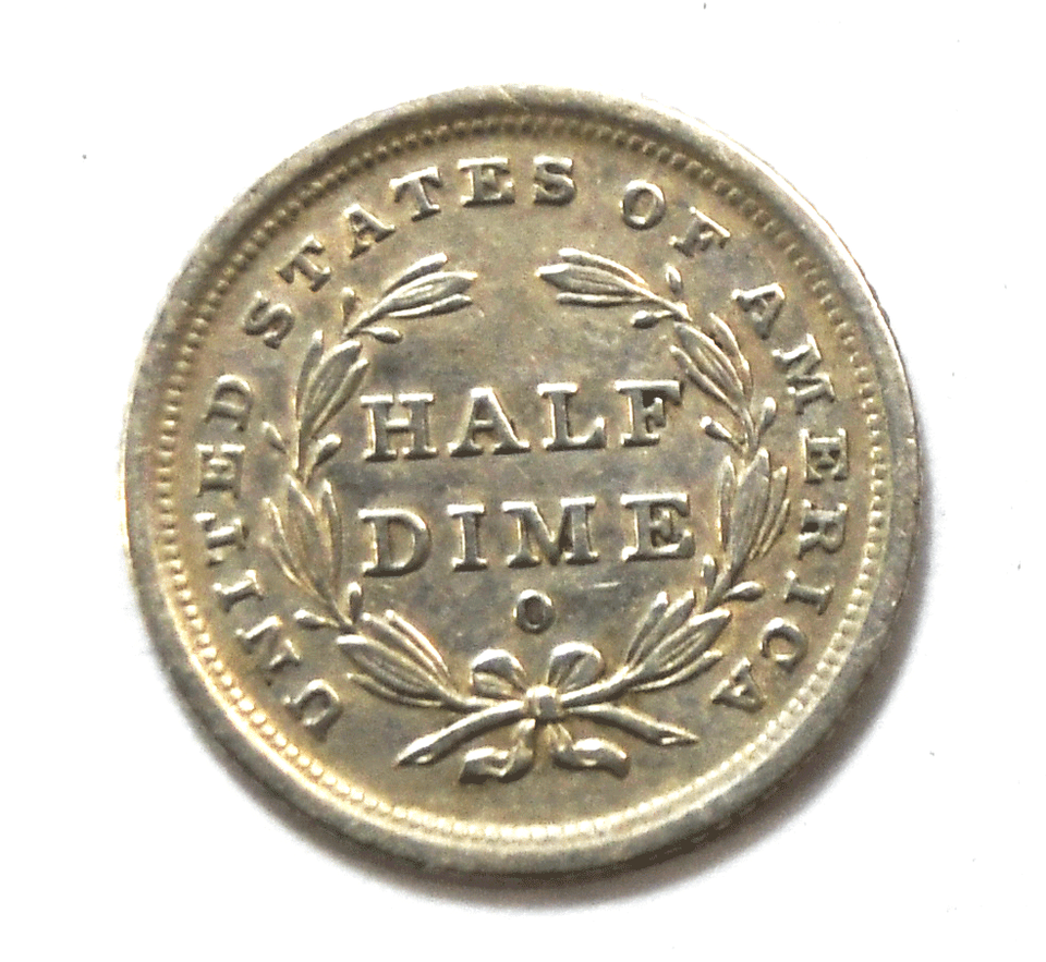 1839 O H10c Seated Liberty Silver Half Dime New Orleans 5c | eBay