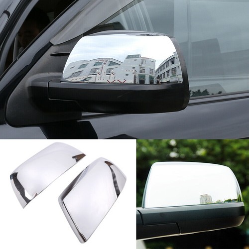 2× Chrome ABS Side Rearview Mirror Caps Trim For T@yota Tundr@ Sequoia ...