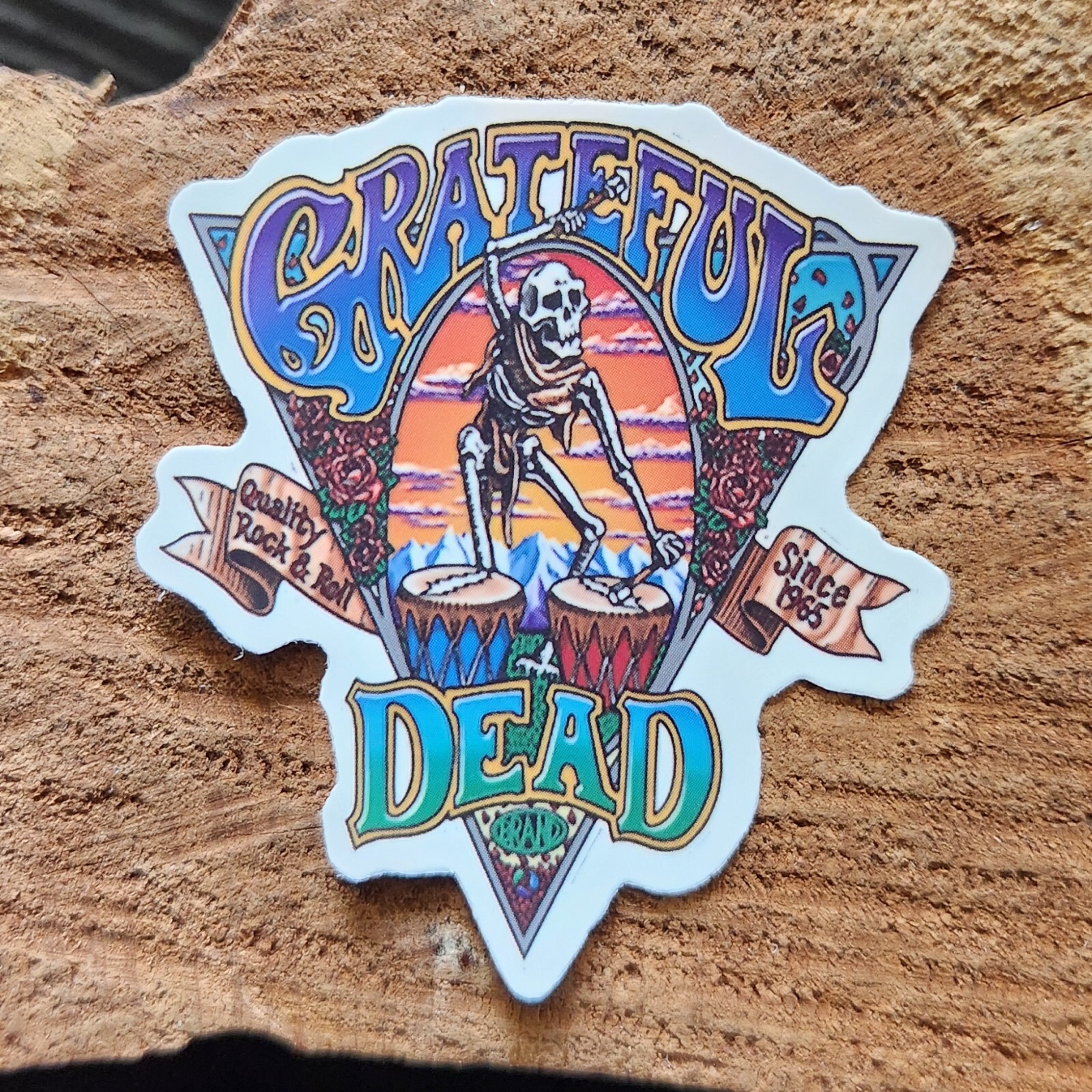 Grateful Dead & Co - 2” Skeleton Rhythm Devils Drums Bongos Vinyl ...