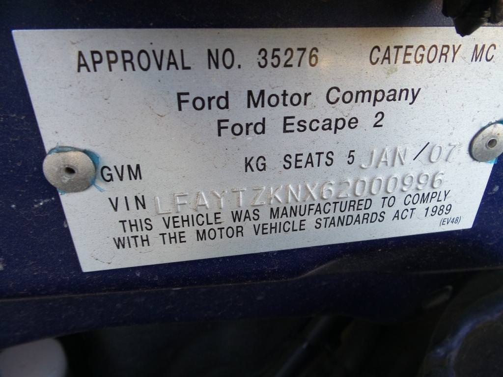 FORD ESCAPE DIFFERENTIAL CENTRE REAR, IRS TYPE, 2.3, ZC, 06/06-03/08 06 ...