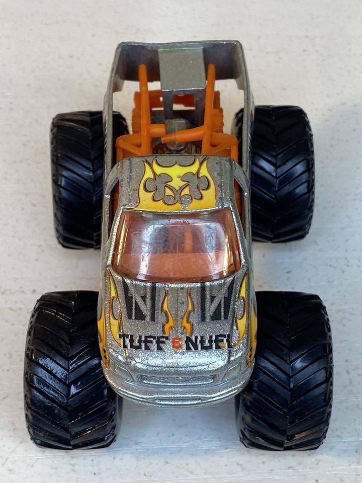 Monster Jam Hot Wheels 2002 TUFF E NUFF Silver Older 1:64 1/64 Truck | eBay