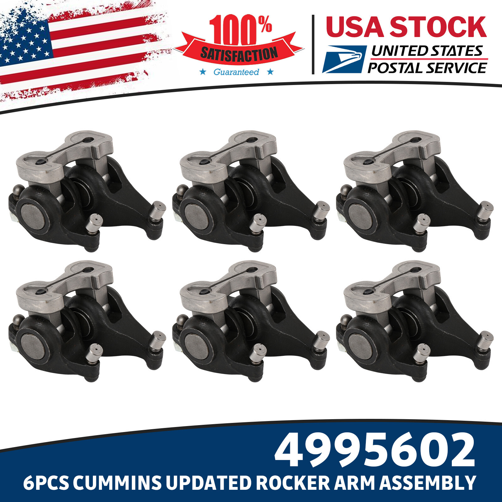 6Pcs Updated Rocker Arm Assembly 4995602 For Ram 98-18 24v 5.9L | eBay