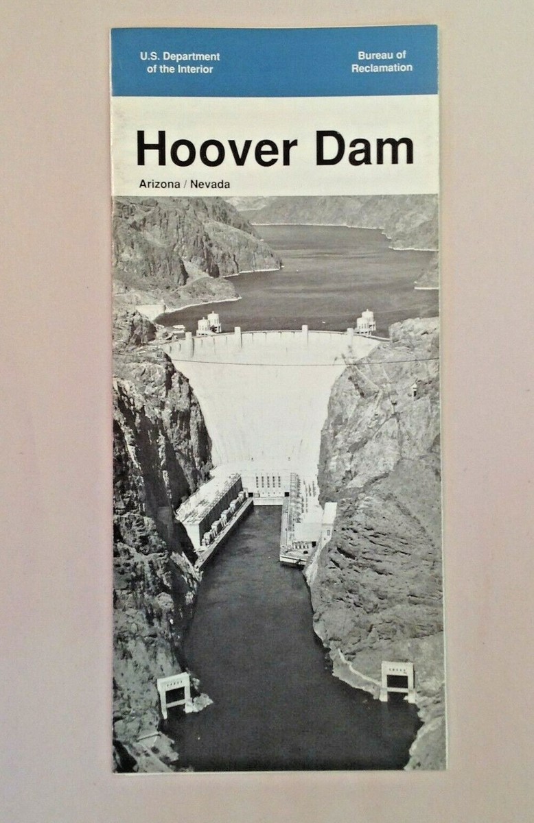 Vintage Travel Brochure Hoover Dam Us Department Of Lake Mead Natl