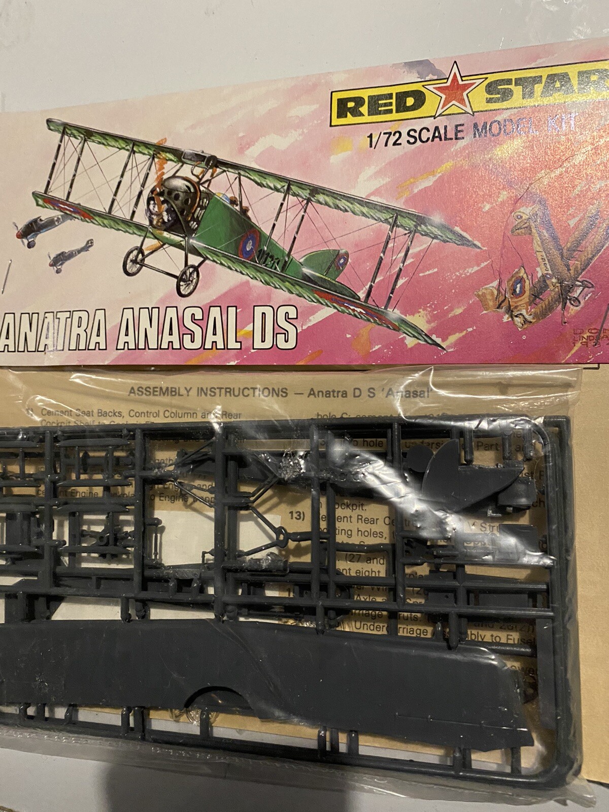 Red+Star+1%2F72+Scale+Anatra+Anasal+DS+Russian+Ww1+Biplane+Plastic ...
