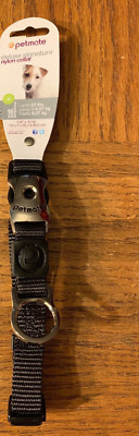 Petmate Dog Collar Size Small 10"-16" Black-Brand New-SHIPS N 24 HOURS ...