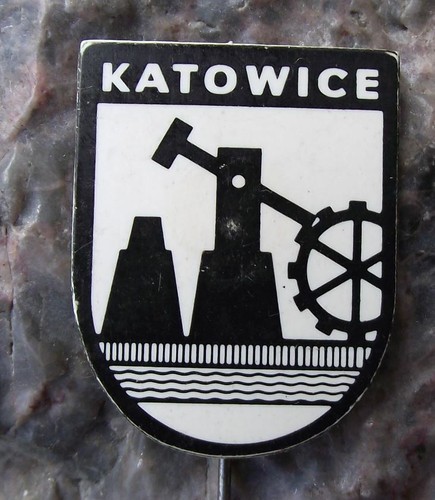 Katowice Polish Poland Heraldic City Crest Coat of Arms Shield Plastic ...