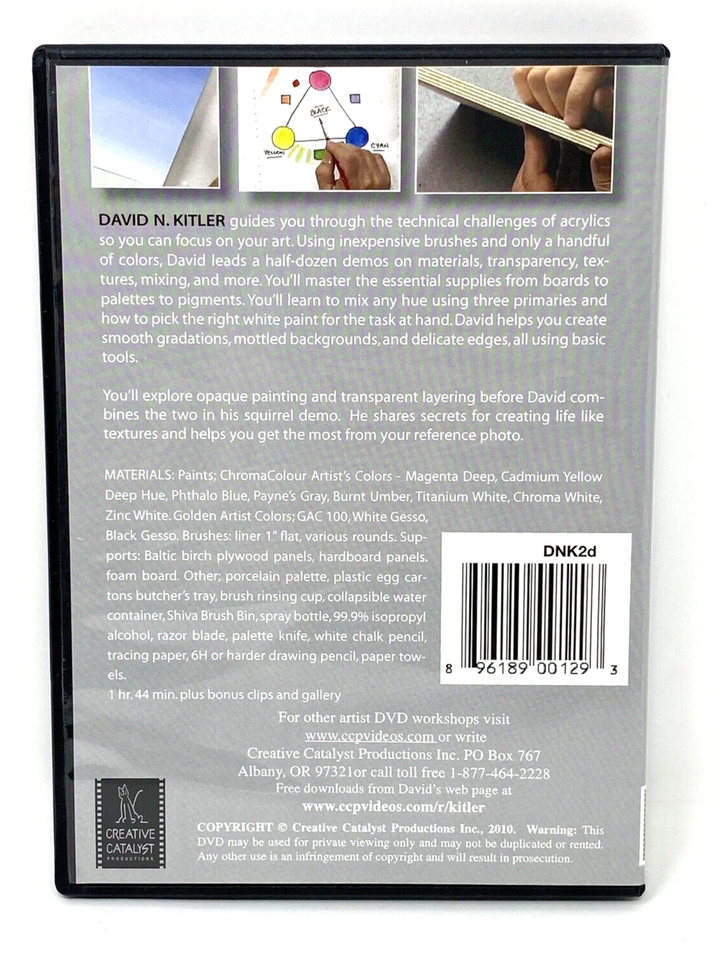 Reliable Results in Acrylics: A Medium Demystified with David Kitler ...