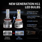 Lasfit H11 LED Headlight Bulbs White Low Beam Conversion Kit 6000LM ...