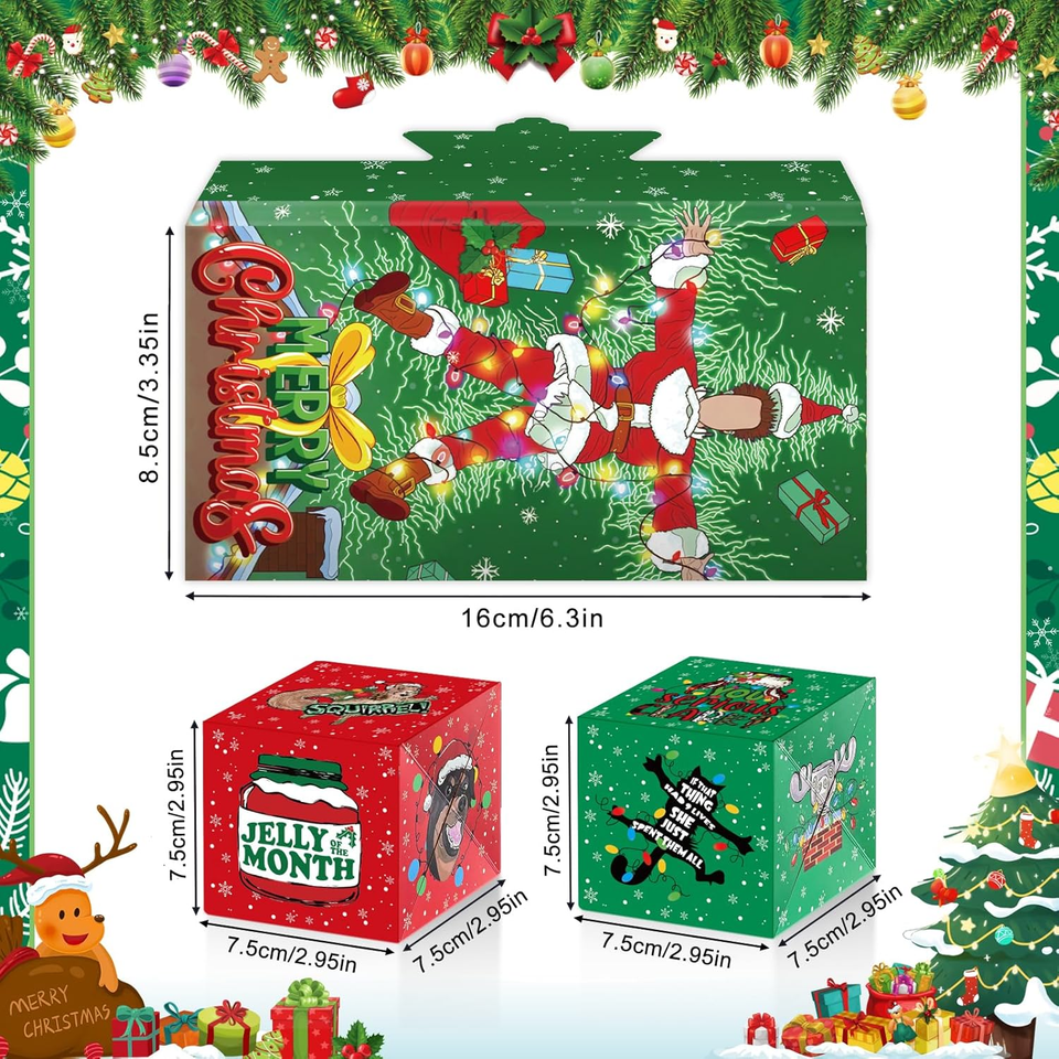 1-Pack Christmas Surprise Gift Box Explosion for Money, Christmas ...