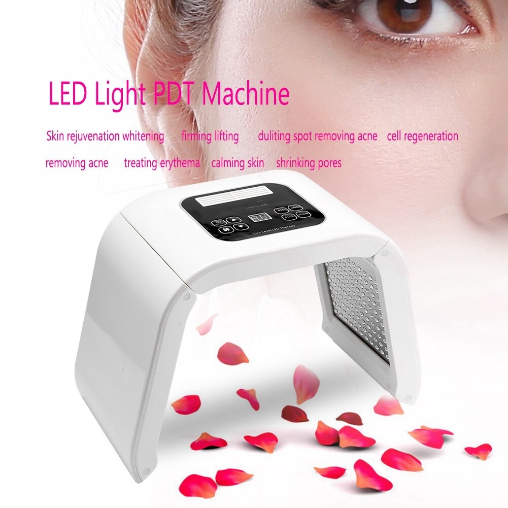 PDT 4Colors LED Light Photodynamic Facial Skin Care Rejuvenation Photon ...