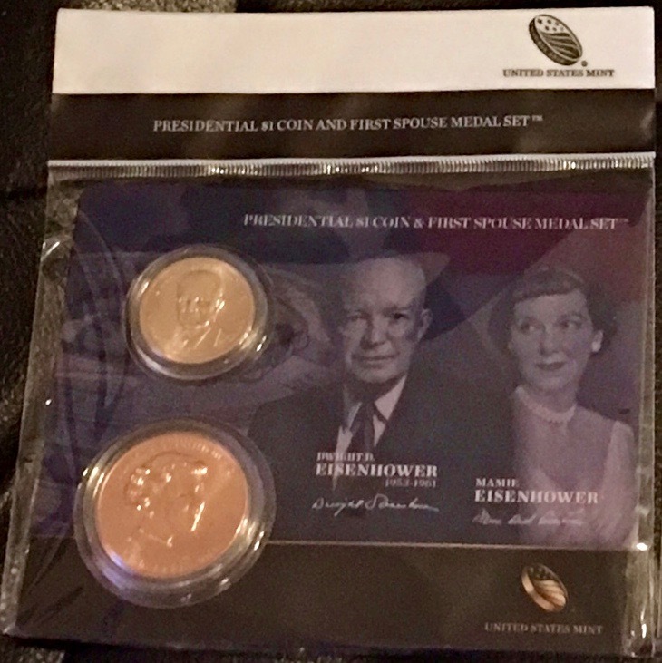 ALL 4 2015 $1 PRESIDENTIAL COIN & FIRST SPOUSE LADY MEDAL SET US MINT ...