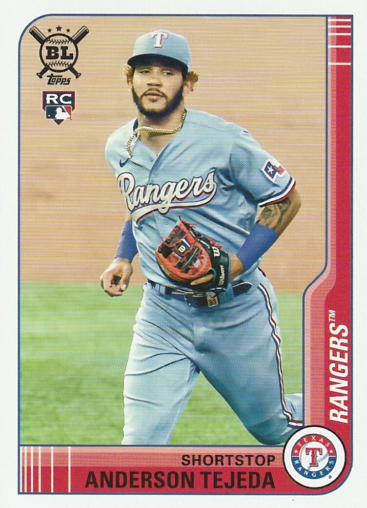 2021 TOPPS BIG LEAGUE ANDERSON TEJEDA #76 ROOKIE CARD TEXAS RANGERS | eBay