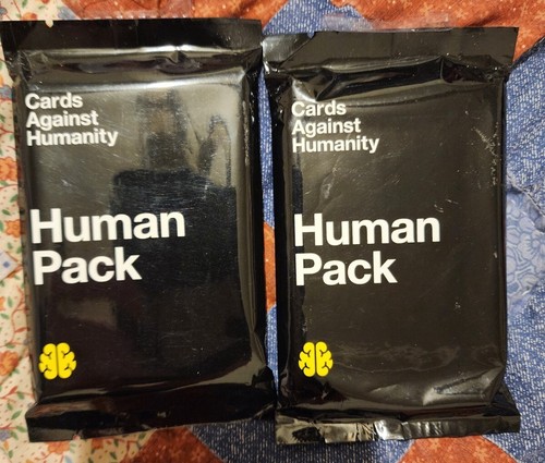 Set Of Two Cards Against Humanity Human Pack | eBay