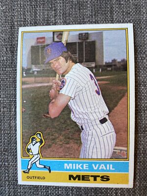1976 TOPPS BASEBALL #655 MIKE VAIL New York METS | eBay