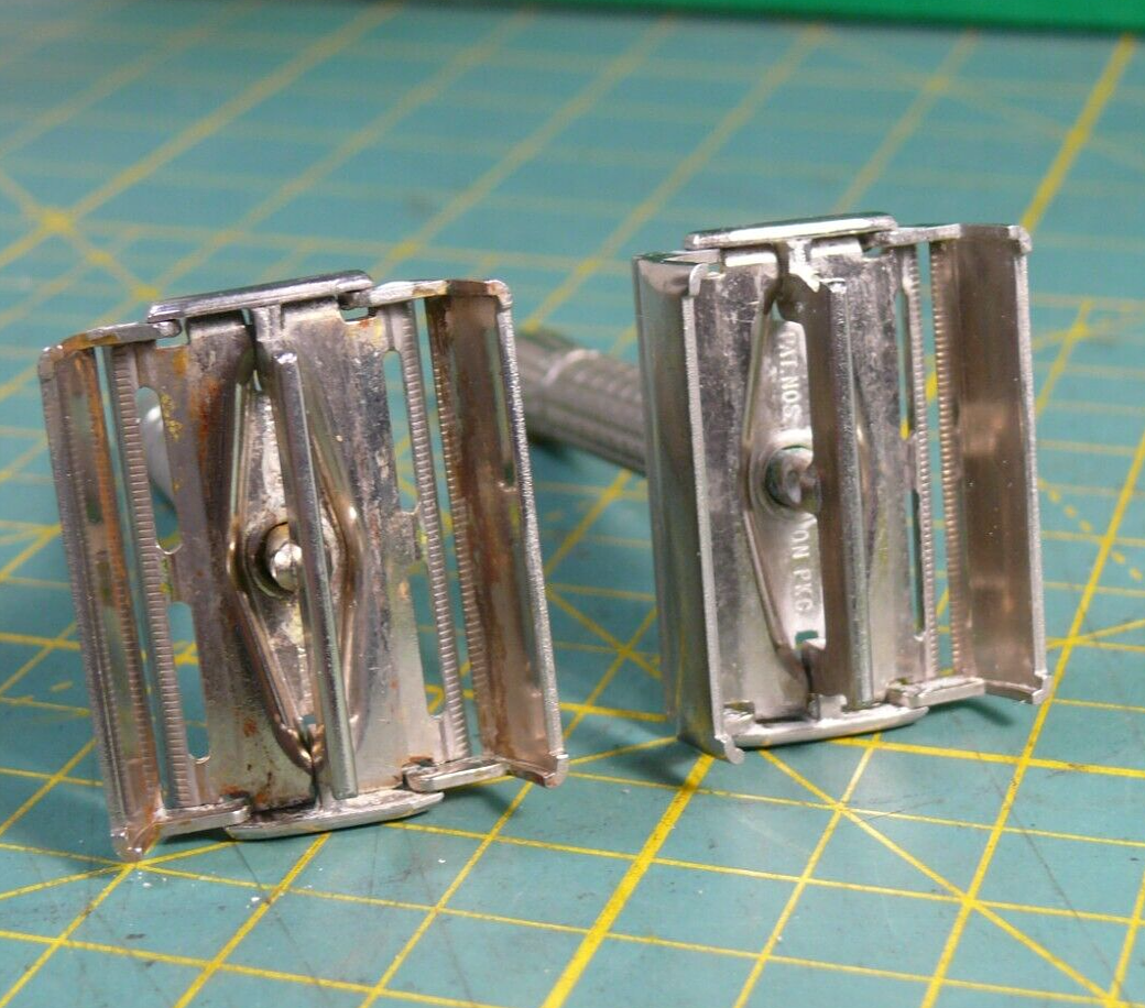 2 Vintage Gillette 1940'S Super Speed Double Edge Safety Razors | eBay