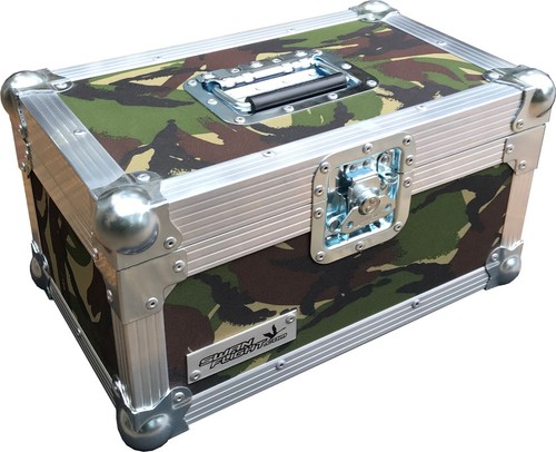 7" Single 200 Swan Flight Case Vinyl Record Box (Camouflage Material ...