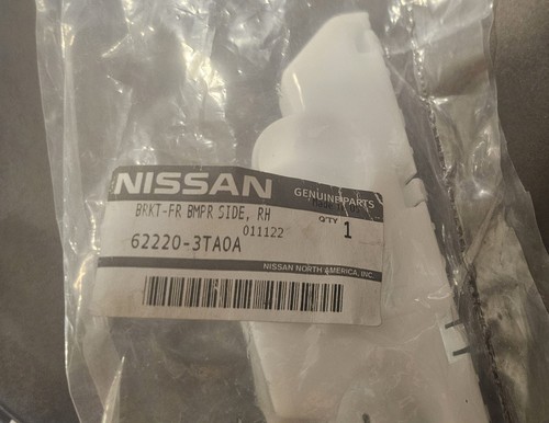 OEM Front Bumper Bracket 62220-3TA0A Right Pass. Side 13-16 Nissan ...