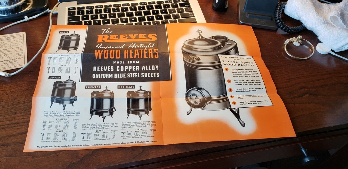 Reeves Dover Wood Stove Defra Approved Ecosy+ Twin Door 5kw Panoramic