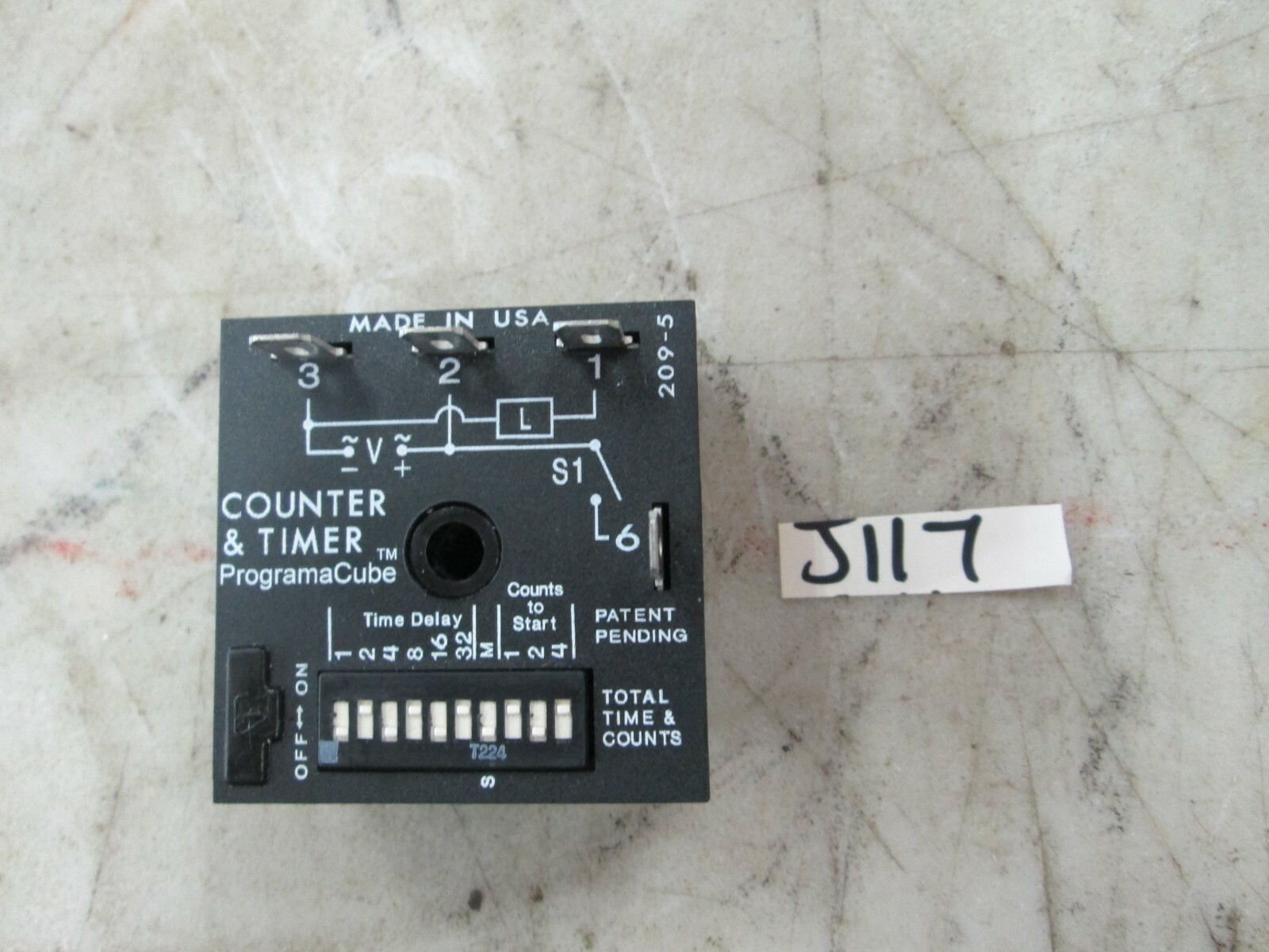 ABB Solid State Counter P/N: NHPUB99CI Time Delay: 1 Sec-63 Min 120 ...