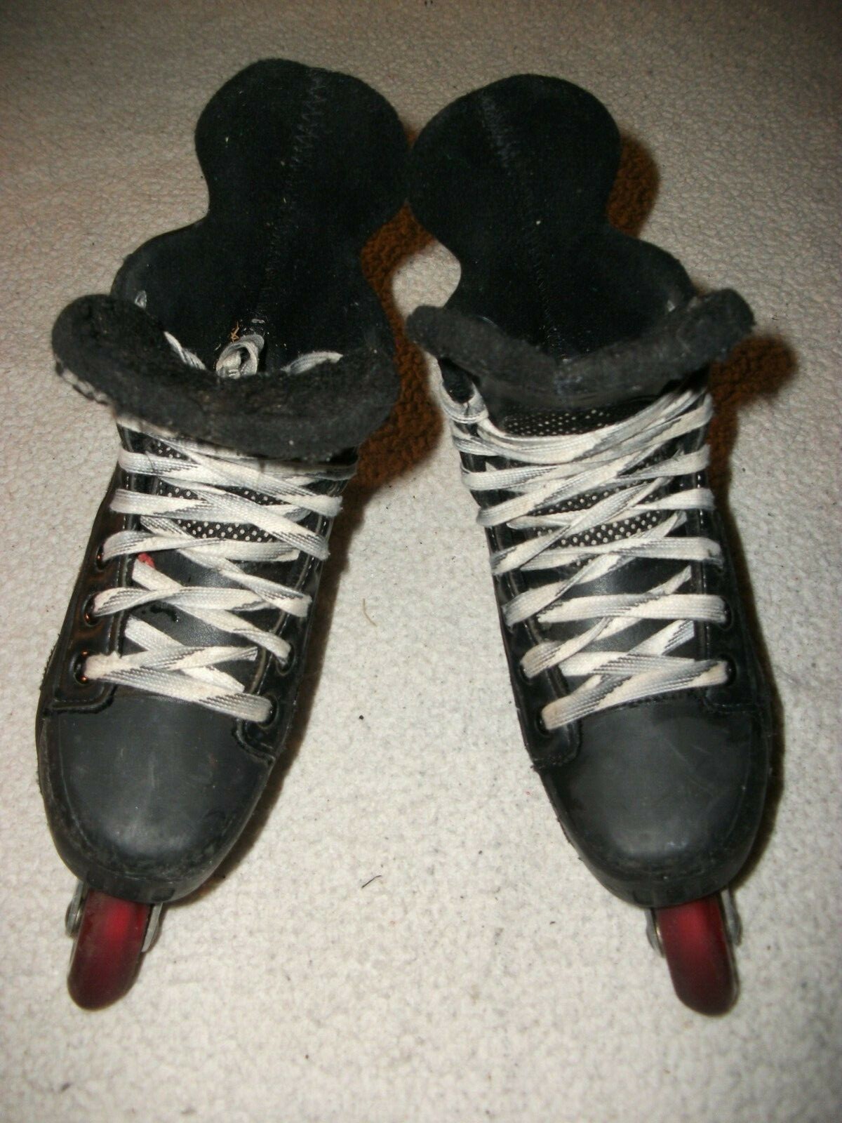 NIKE FLEXLITE 2 ROLLER HOCKEY INLINE SKATES BLADES SIZE 1 R GREAT SHAPE ...