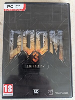 Doom 3 BFG Edition PC Game Cover Bethesda | eBay