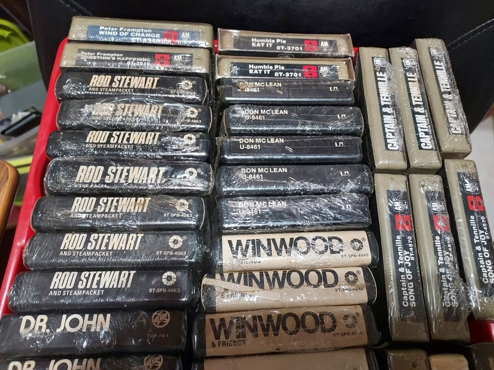 RARE 8 TRACK TAPES-$3 each of YOUR CHOICE-VARIOUS GENRE and ARTISTS-WE ...