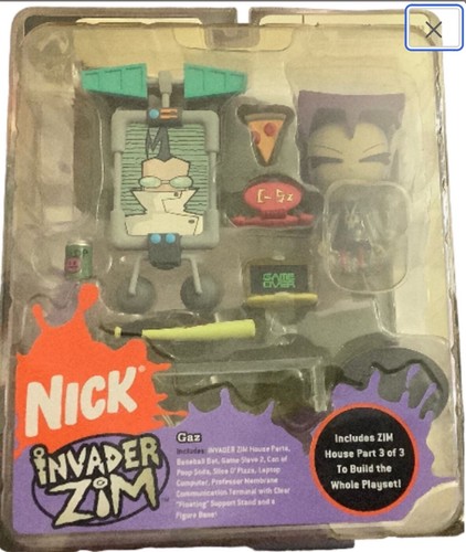 GAZ Figure Invader Zim Series 2 of Doom Palisades Toys 2005 Unopen ...