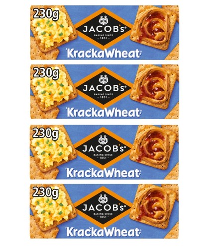 Jacob's Krackawheat Knacker 230g Packung 4 | eBay.de
