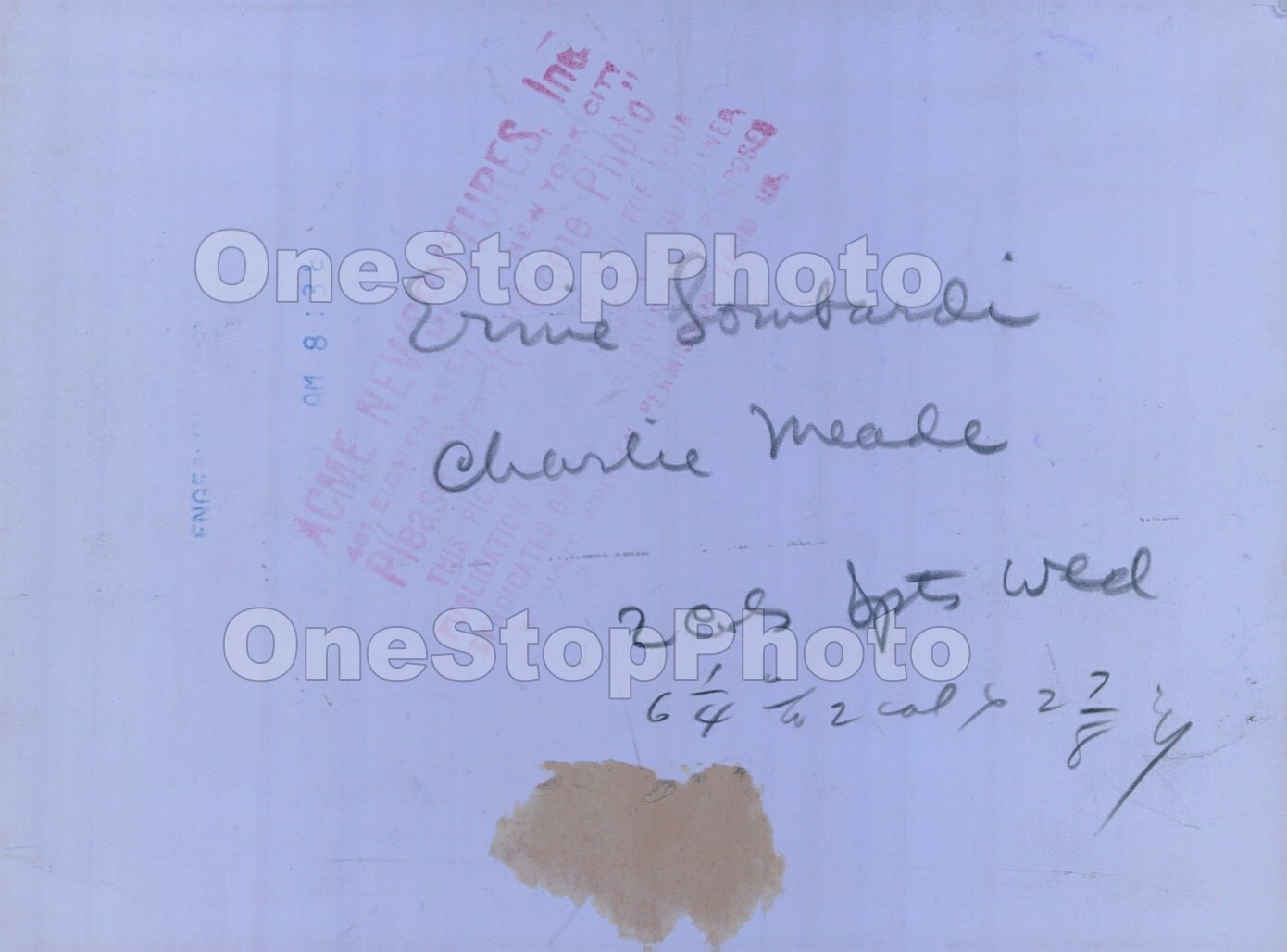 1943 NY Giants Ernie Lombardi & Charlie Mead Stretching Press Photo | eBay