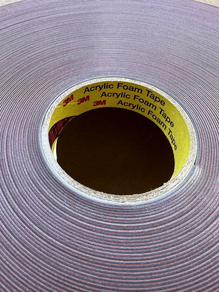 3M BIG ROLL 216' FT X 1.00" IN VHB PX5011 Double Sided Acrylic Foam ...