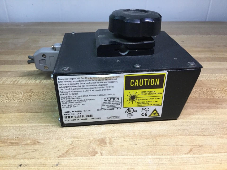 RJS SV Series SV100 BarCode Scanner/Verifier High Speed FREE SHIPPING ...