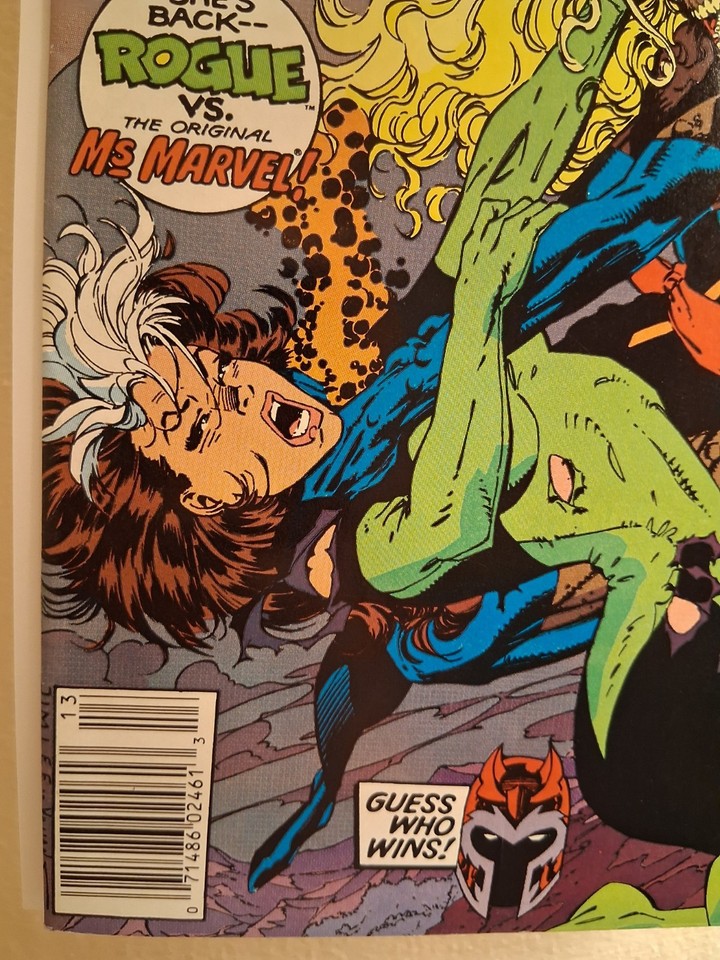 The Uncanny X-Men # 269 Mark Jewelers Variant NEWSSTAND Variant Jim Lee ...