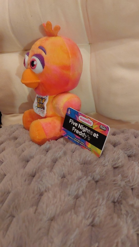 FNAF Tie Dye Chica Funko Plush Five Nights At Freddys | eBay UK