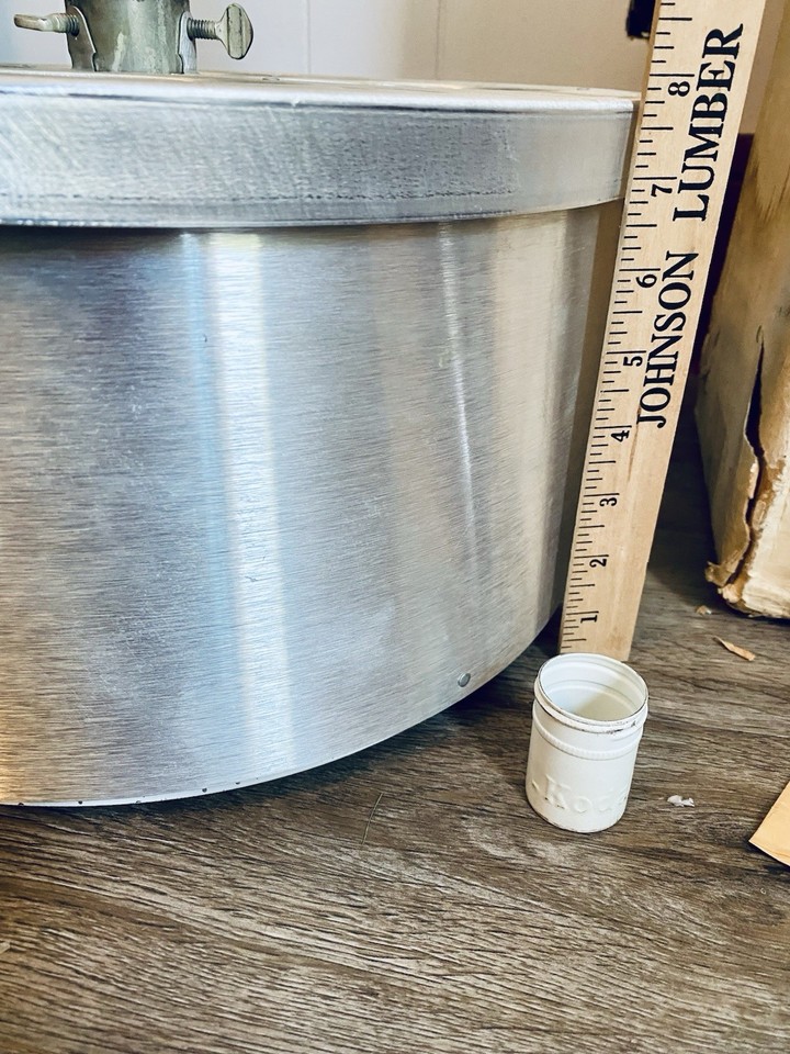 Vtg Evergleam Tri-Lite Revolving Color Wheel Stand & 6’ Aluminum ...