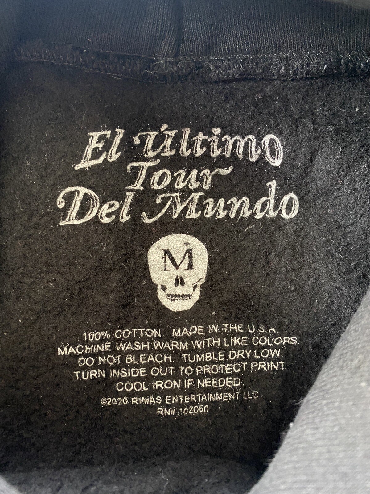 2020 Bad Bunny El Ultimo Tour Del Mundo Concert Black… - Gem