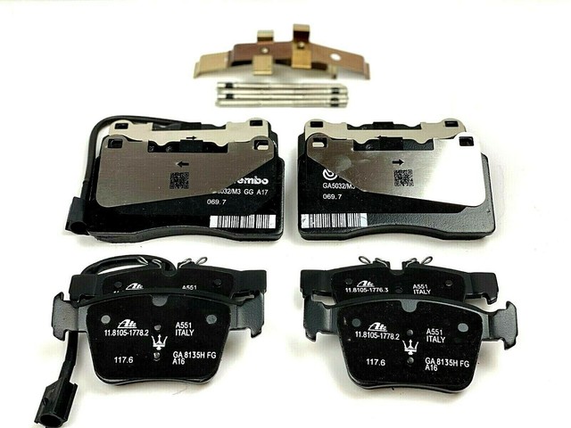 Maserati Ghibli Front Brake Pad Set Base Model 4 Piston 980157007 for ...