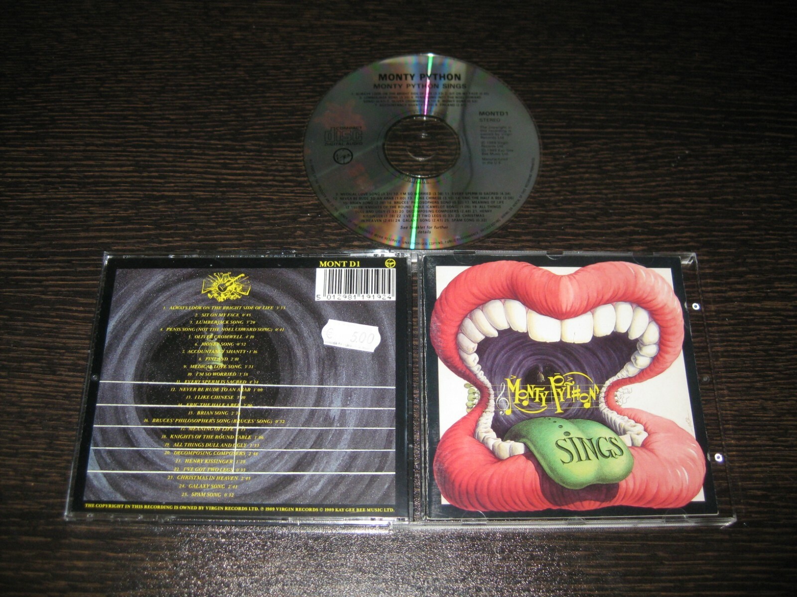 Monty Python Sings CD (Virgin Records) | eBay
