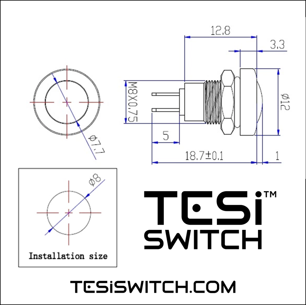 Killswitch Engage Guitar TESI SWITCH 10mm Momentary Kill Switch ...
