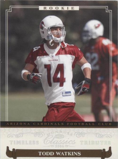 2006 Donruss Classics - Rookie Todd Watkins #135 Timeless Tributes ...
