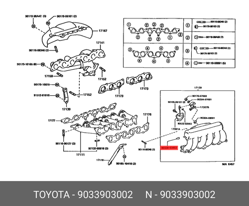 Genuine OE plug, 9033903002 for TOYOTA 90339-03002 | eBay.de