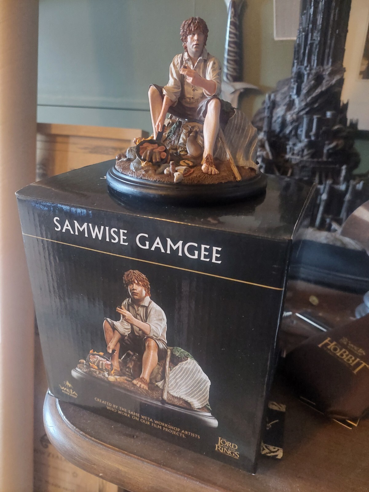 SAMWISE GAMGE Miniature statue WETA LORD OF THE RINGS HOBBIT sam frodo ...