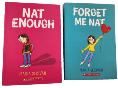 Set of 2~NAT Adventures~by author MARIA SCRIVAN~GREAT Forget Me Nat ...