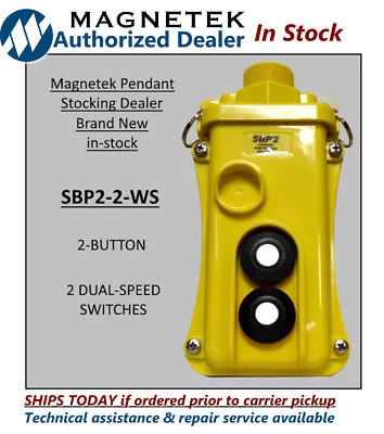 Magnetek SBP2-2-WS Pendant 2-Button Dual-Speed 2-Spd Switches | eBay