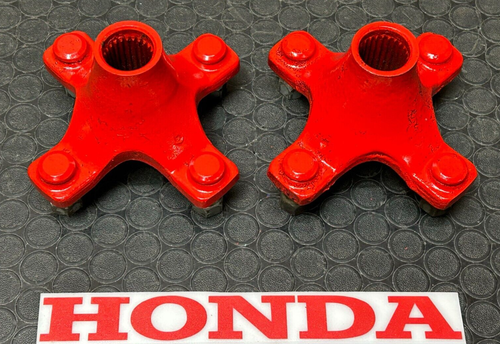 OEM HONDA SPORTRAX 400EX 300EX 250X REAR AXLE WHEEL HUBS! RED SET 🔥FAST ...