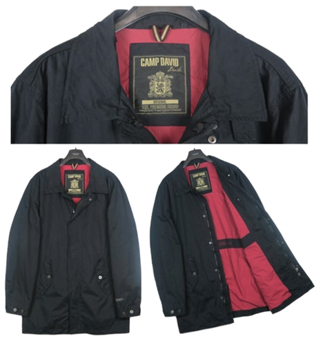 CAMP DAVID Black S313-5292 Designed in Germany Mens Jacket Size XL ...