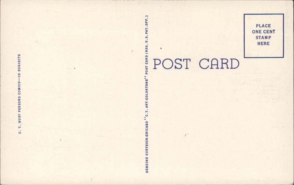 Comic Busy Person's Card Writing Cramp man paying bills Ray Walters ...