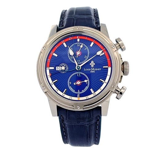 RARE Louis Moinet Geograph Titanium Automatic Chronograph Watch Box ...
