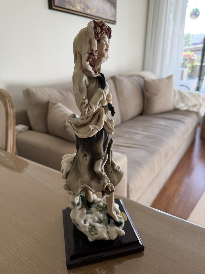 Giuseppe Armani Italian Figurine #0235C Winter Snowflakes Hand Signed ...